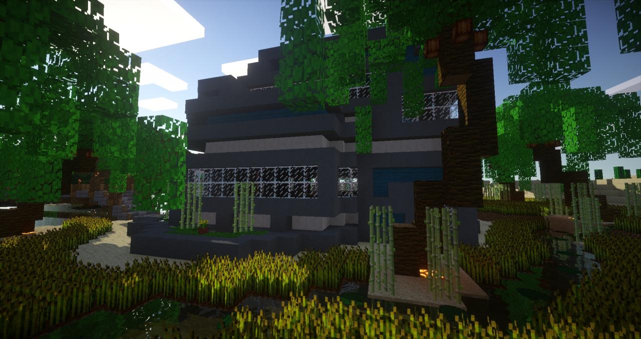 Modern Tropical House Minecraft Map