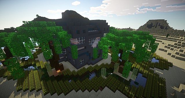 Modern Tropical House Minecraft Map