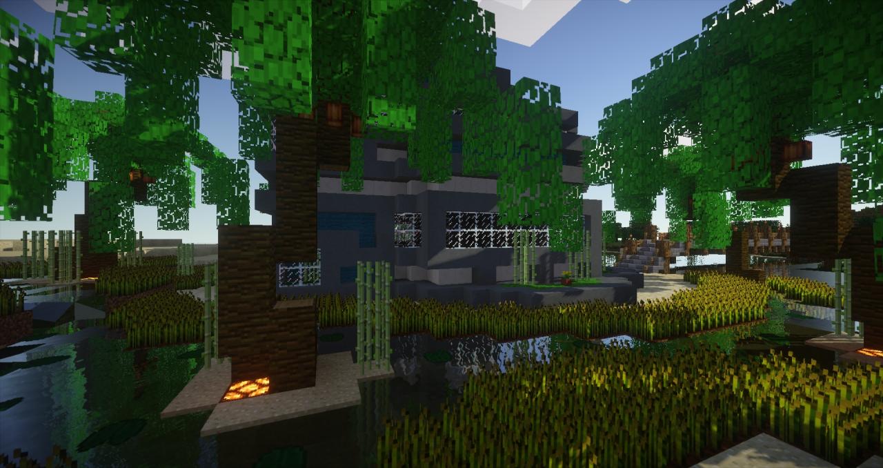 Modern Tropical House Minecraft Map