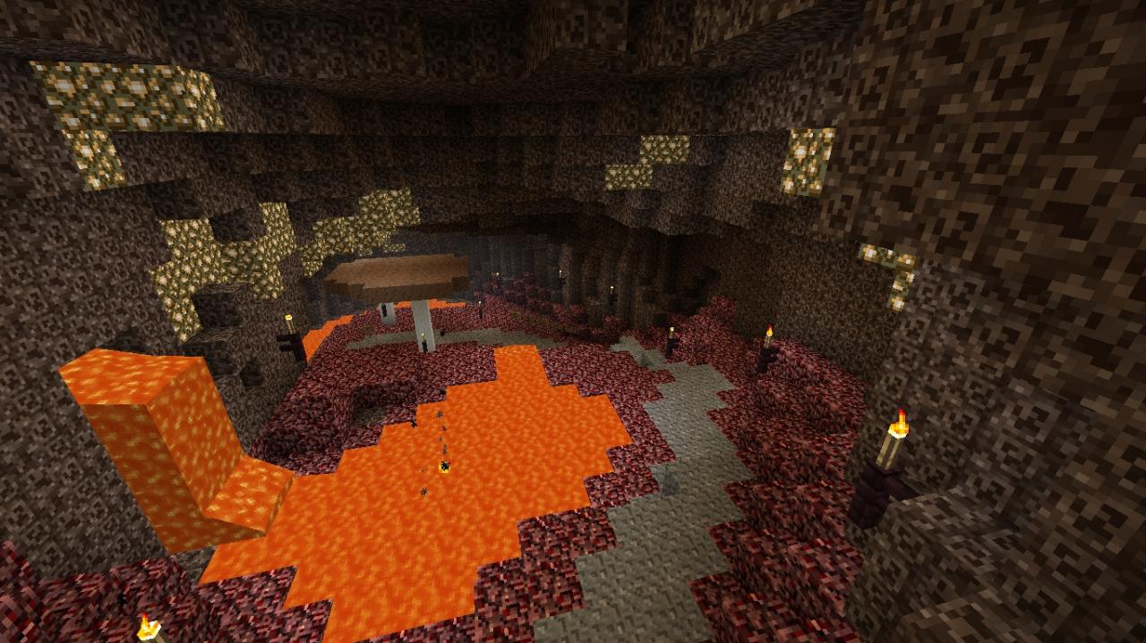 Awesome Nether Coaster! !UPDATE! Minecraft Map