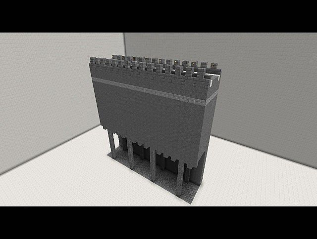 Kingdom Walls [Schematic Bundle] - 4 Stackable Parts Minecraft Map