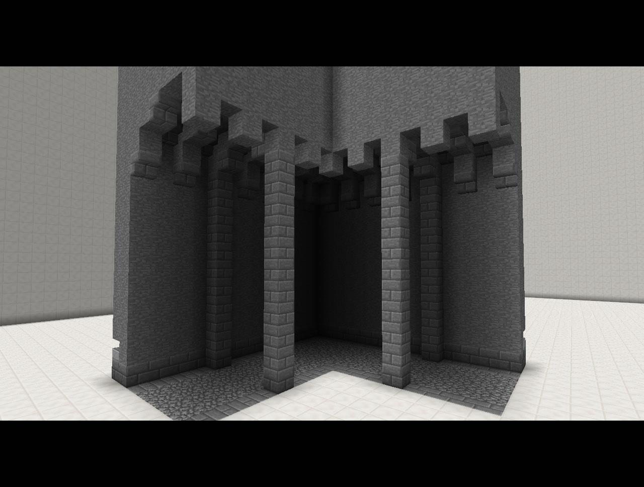 Kingdom Walls [Schematic Bundle] - 4 Stackable Parts Minecraft Map