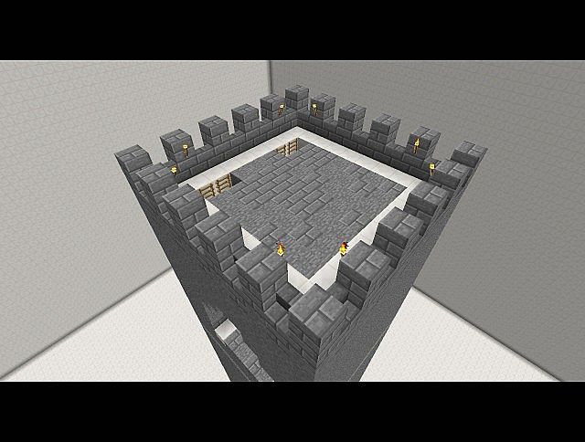 Kingdom Walls [Schematic Bundle] - 4 Stackable Parts Minecraft Map