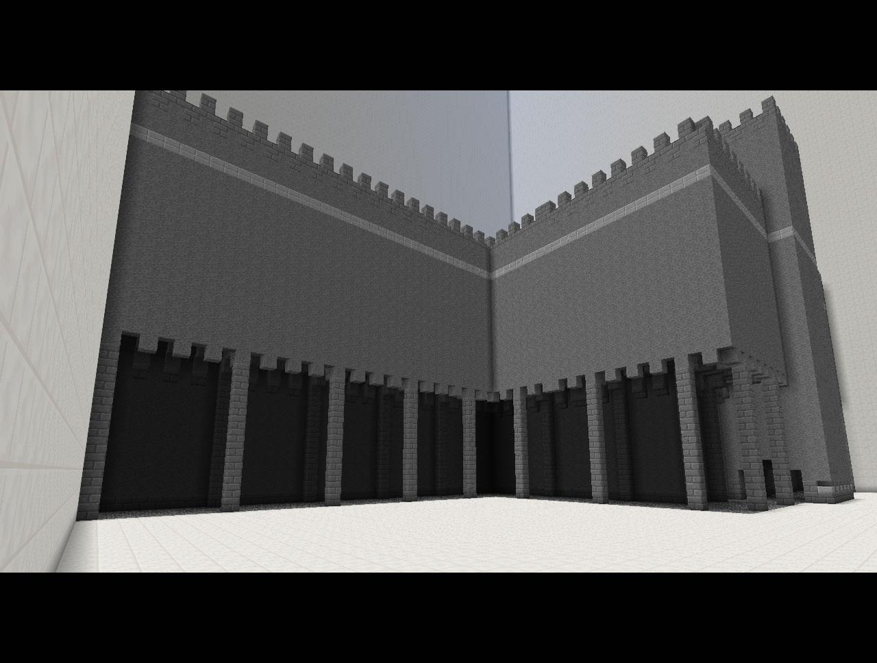 Kingdom Walls [Schematic Bundle] - 4 Stackable Parts Minecraft Map