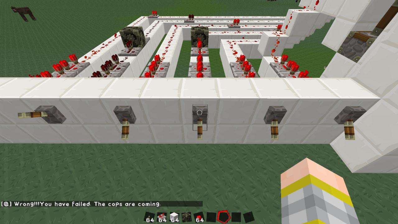 5 Combination Lock Minecraft Map