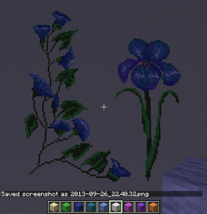Pixel Art 1 (Flowers) Minecraft Map