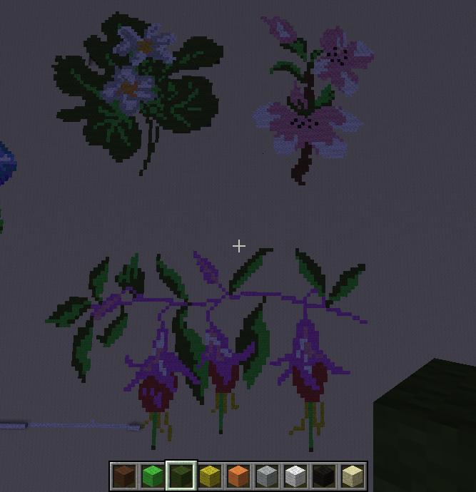 Pixel Art 1 (Flowers) Minecraft Map