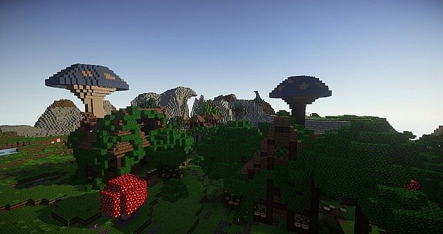 The Overgrowth Town Ruin Minecraft Map
