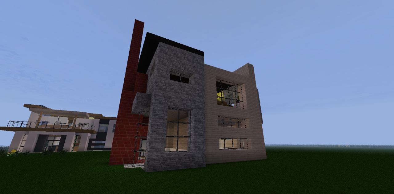 Modern country / suburb house "Eesti landhome" Eestimaja® Minecraft Map