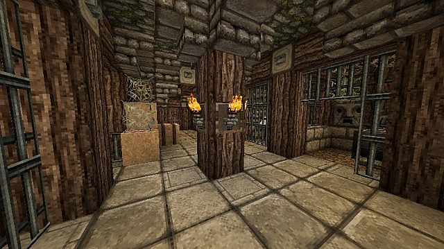 Medieval Prison Interior Minecraft Map
