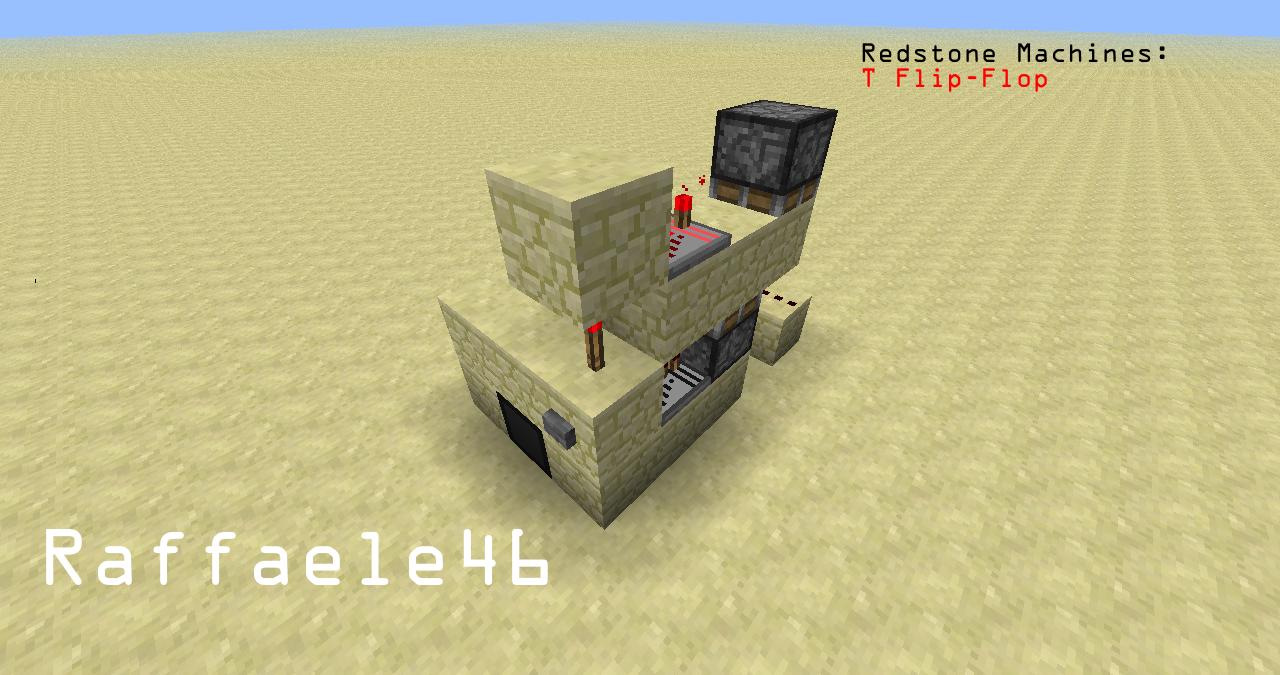 Redstone Machines • T Flip-Flop Minecraft Map