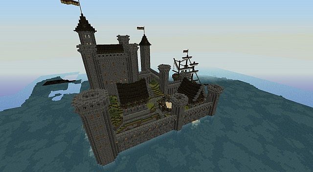 Island Castle Minecraft Map