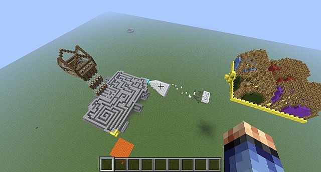 [4 Player Mini-Game] THE MAZE ! Minecraft Map
