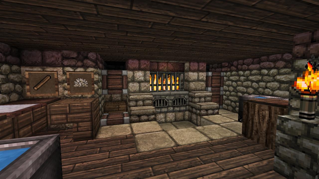 Baker's Home + Store Minecraft Map
