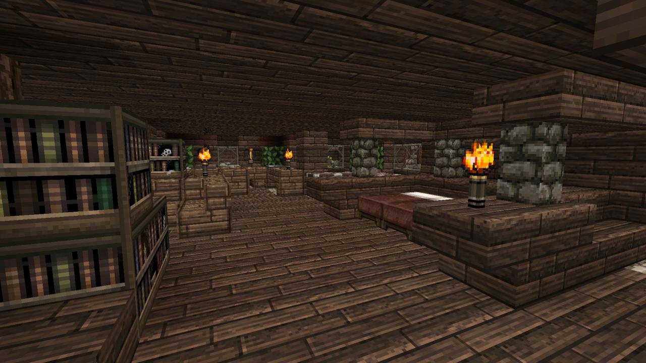 Baker's Home + Store Minecraft Map