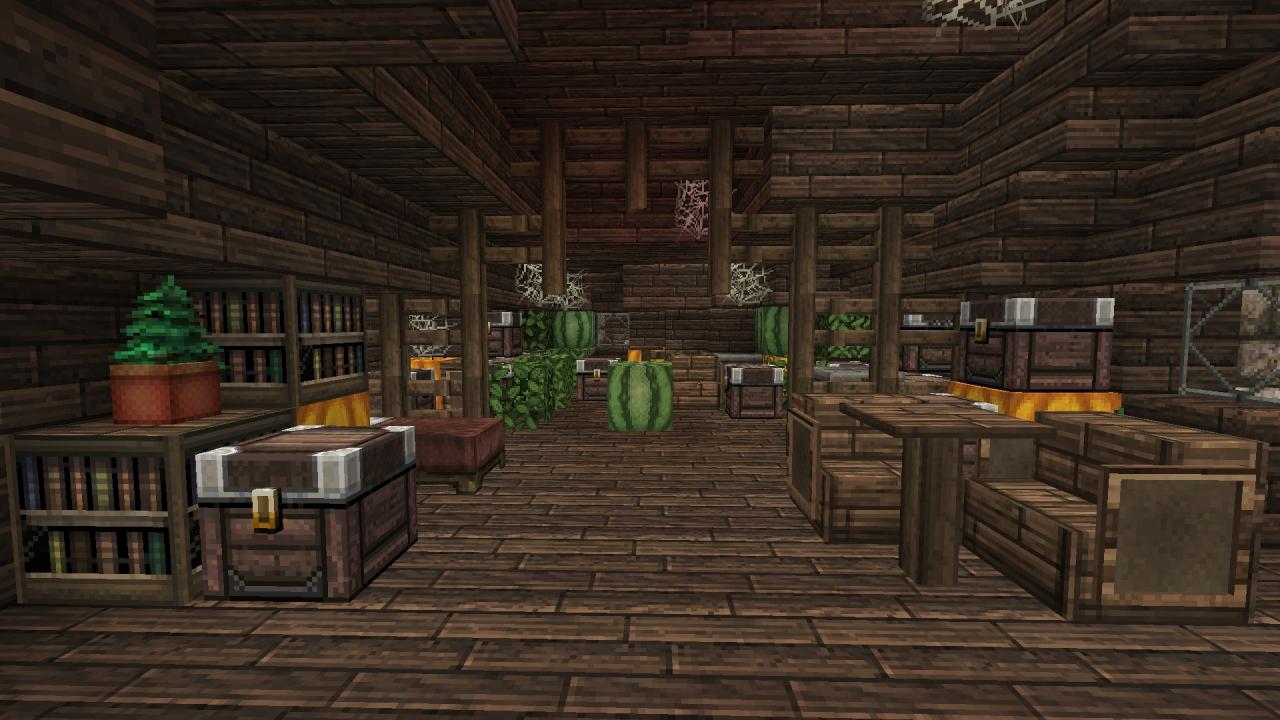 Baker's Home + Store Minecraft Map