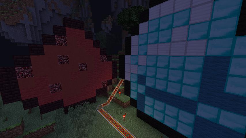 Super awesome roller coaster [with bit of story] Minecraft Map