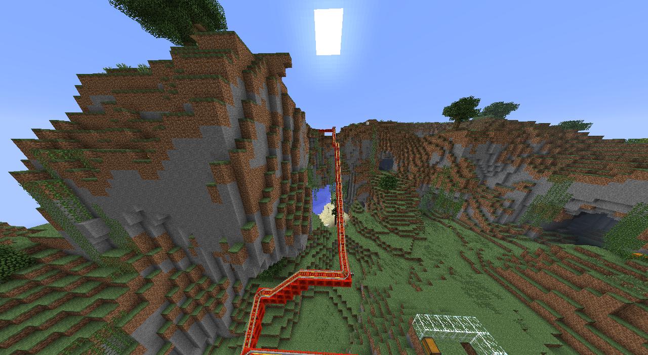 Minecraft SUPER RollerCoaster Project Minecraft Map