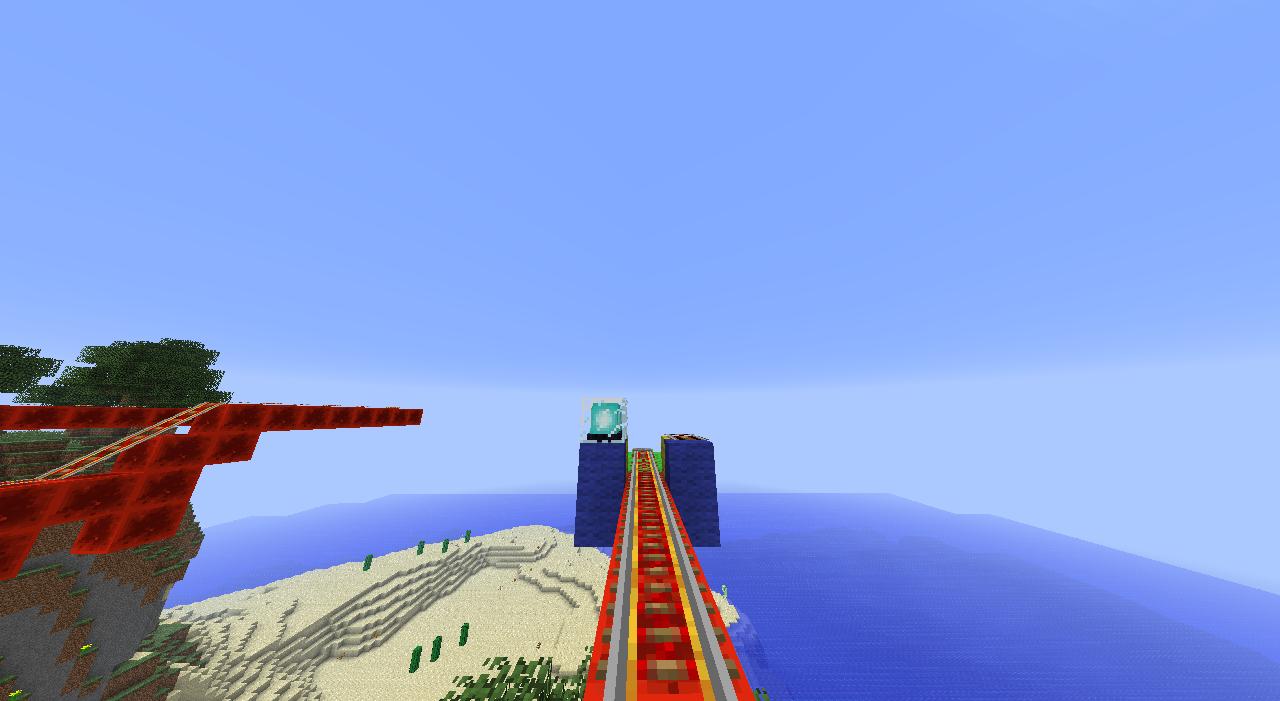 Minecraft SUPER RollerCoaster Project Minecraft Map