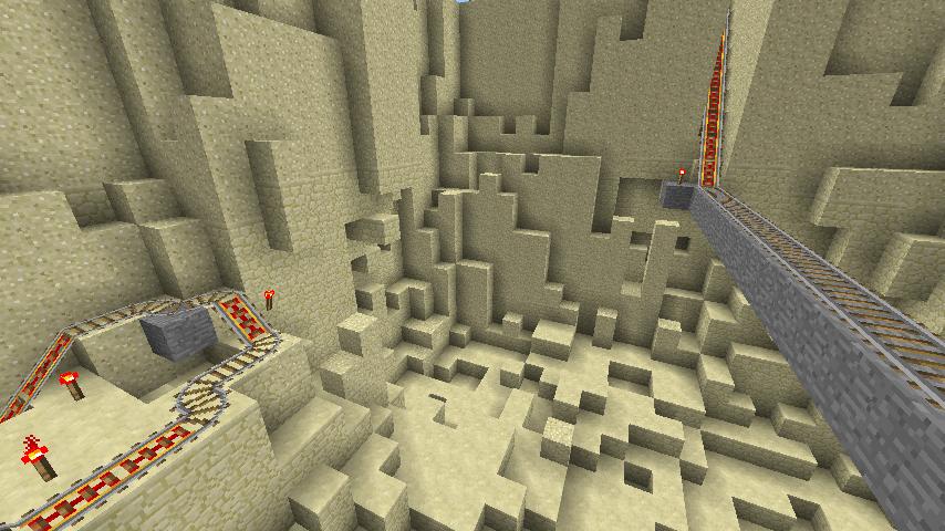 Minecraft TNT Roller Coaster Minecraft Map