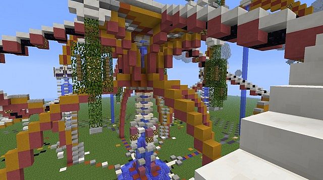 Coloured Spawn Minecraft Map