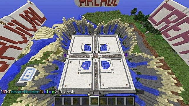 MiniGame Server W/ Portal Rooms Minecraft Map