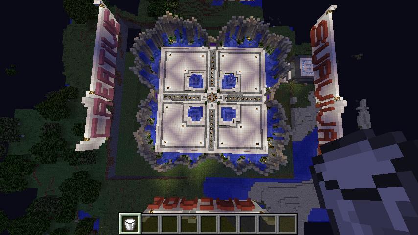 MiniGame Server W/ Portal Rooms Minecraft Map
