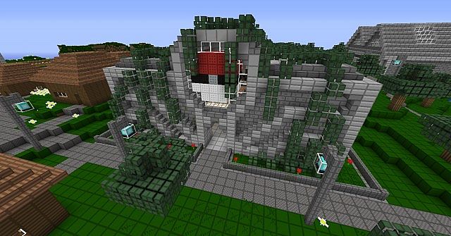 Pokémon gyms, BurnGuard's version Minecraft Map