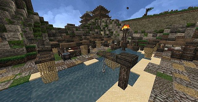 Fishing village Minecraft Map