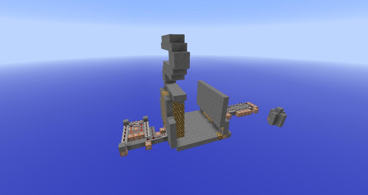 Stone jumper. Minecraft minigame. Minecraft Map