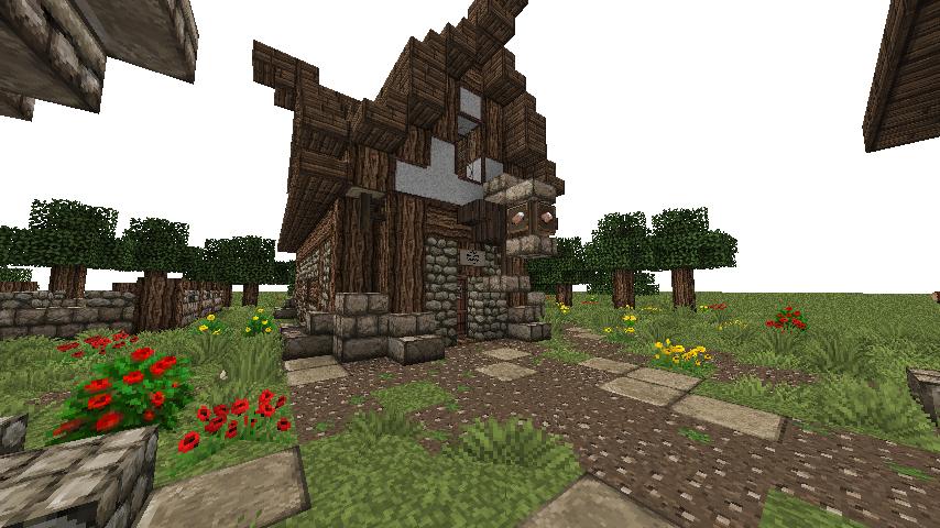 Large Medieval Building Designs Minecraft Map