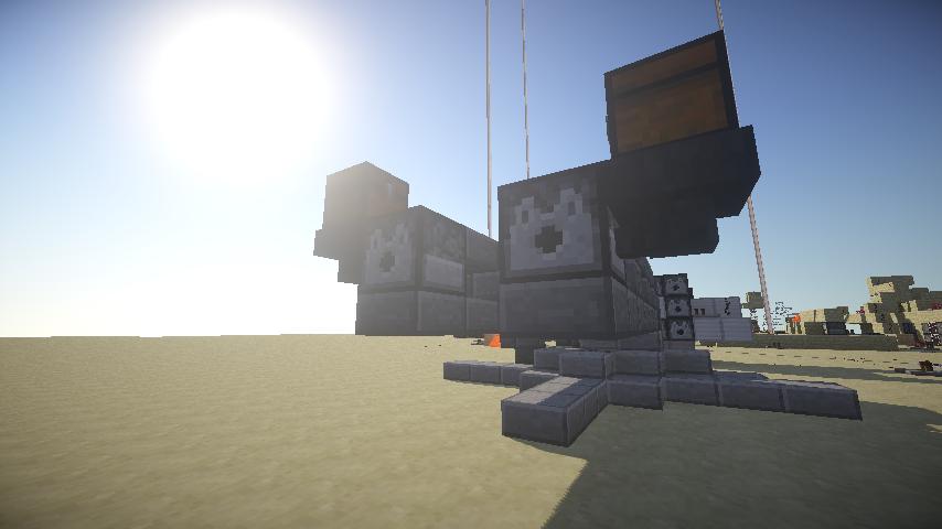WW II AA gun Minecraft Map
