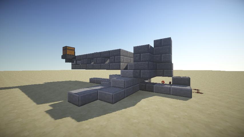 WW II AA gun Minecraft Map