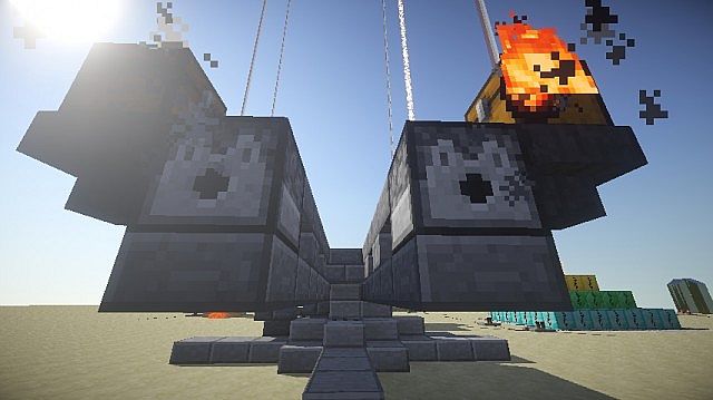 WW II AA gun Minecraft Map