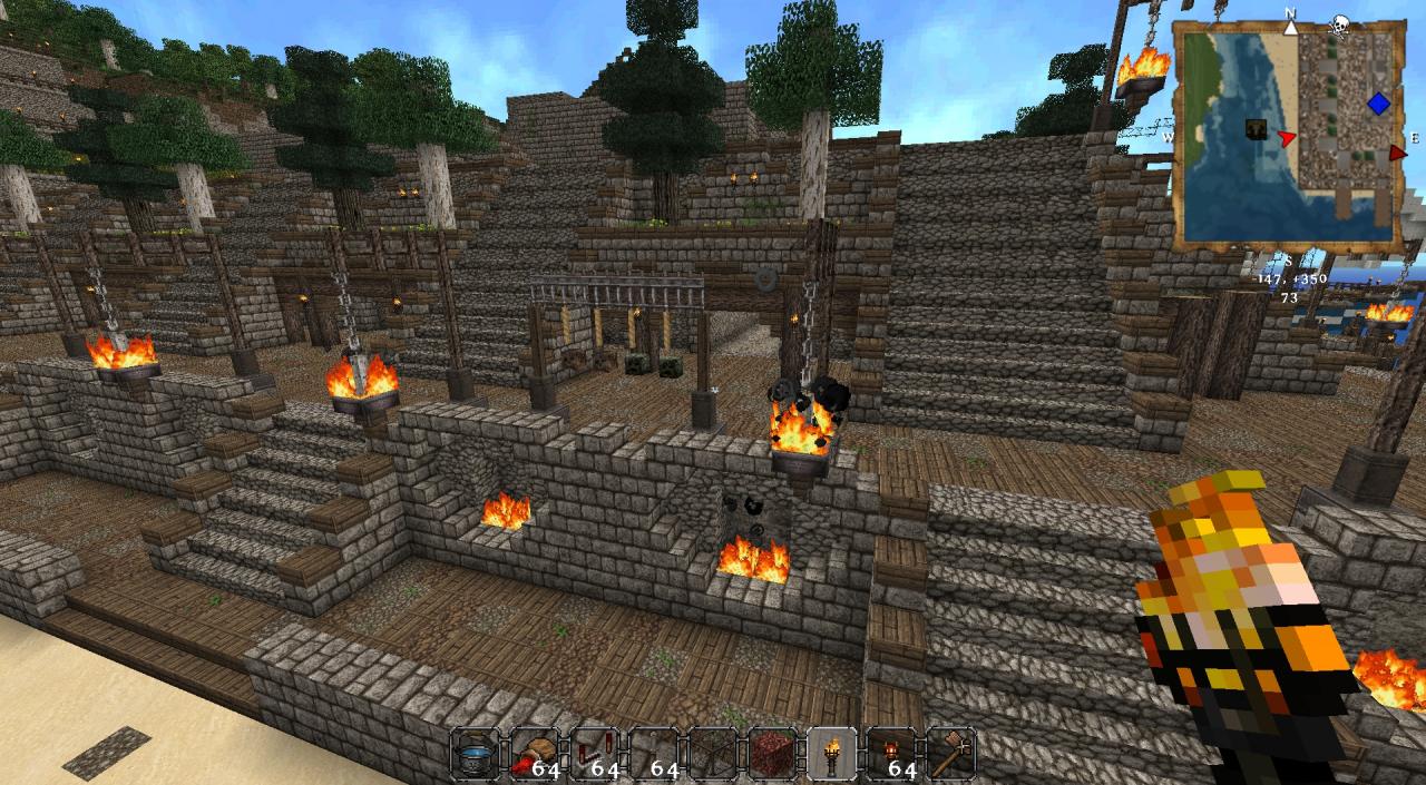 Terraced City Minecraft Map