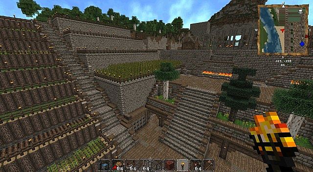 Terraced City Minecraft Map
