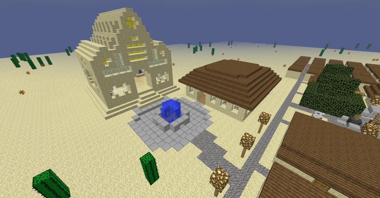 dessert town Minecraft Map