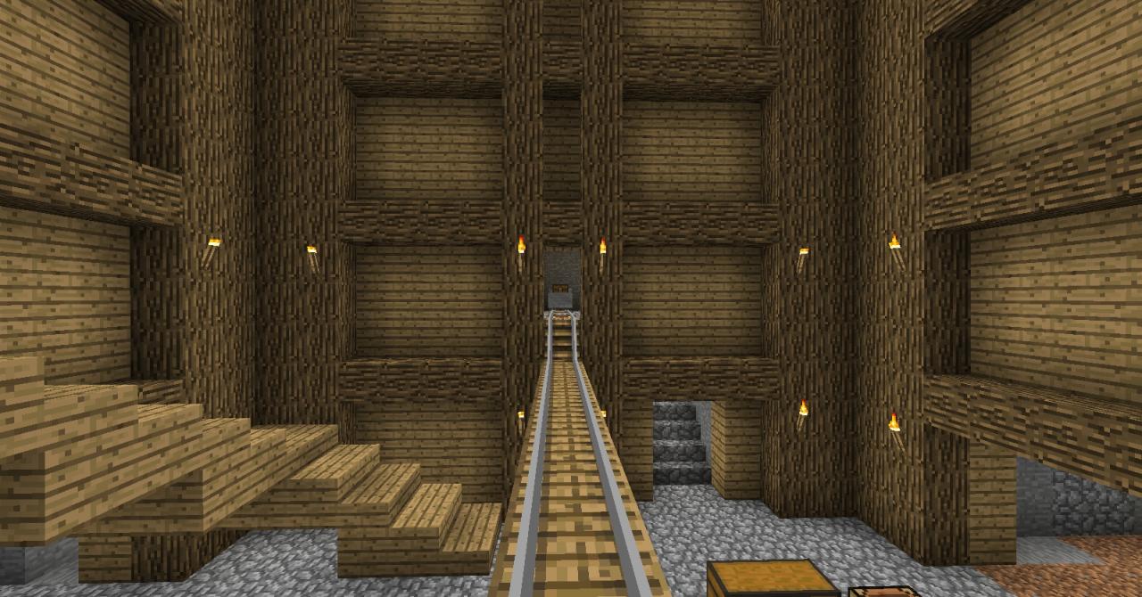 Auto Minecart unloader Minecraft Map