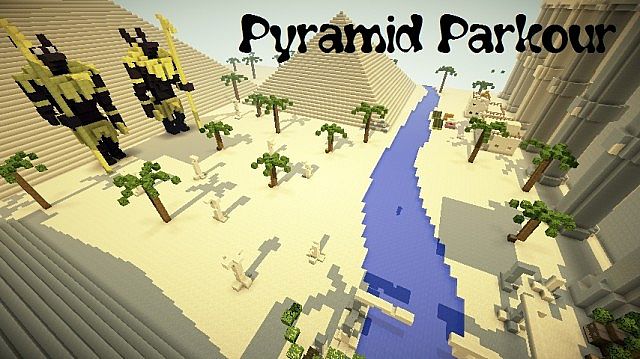 Desert Parkour (pyramid Style) Minecraft Map