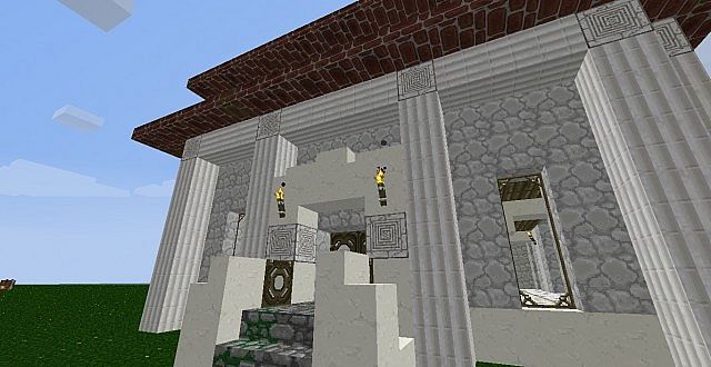 Roman Style House Minecraft Project