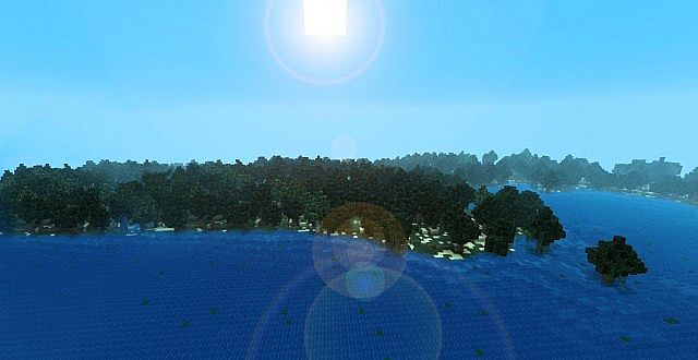 Beautiful World. High Tree Density. Minecraft Map