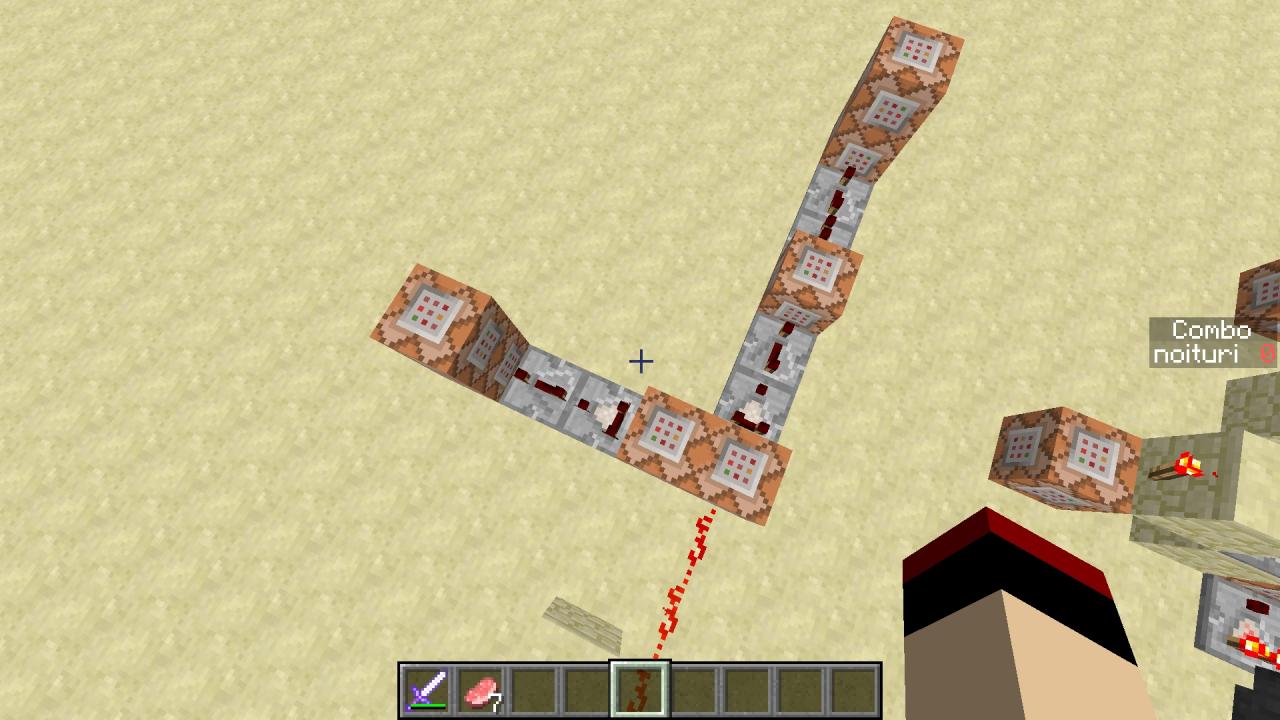 Combo ATTACKs in 13W39B Minecraft Map