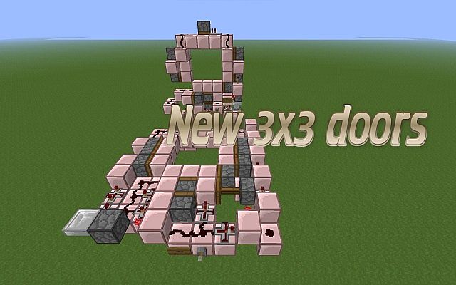 Fixed 3x3 doors Minecraft Map