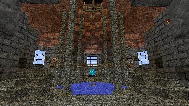 Dungeon Siege Small Temple Minecraft Map
