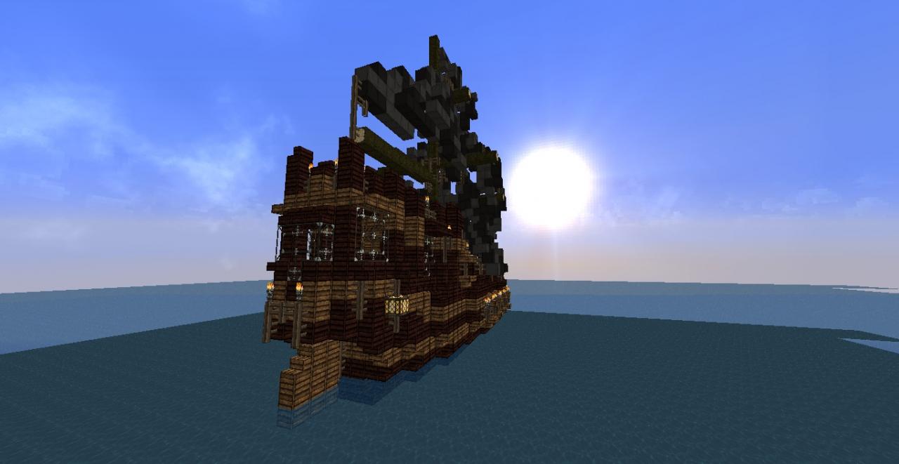 Death's Creed Pirate Ship Minecraft Map