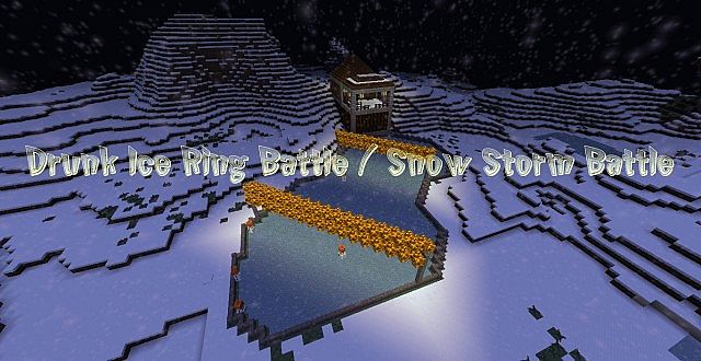 Drunk Ice Ring/ Snow Storm Battle Minecraft Map