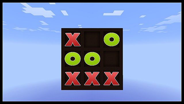 Morpion / Tic Tac Toe Minecraft Map