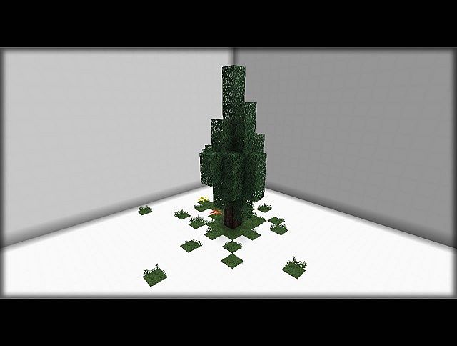 Spruce Tree [Schematic Bundle] - 6 Designs / Different Sizes Minecraft Map