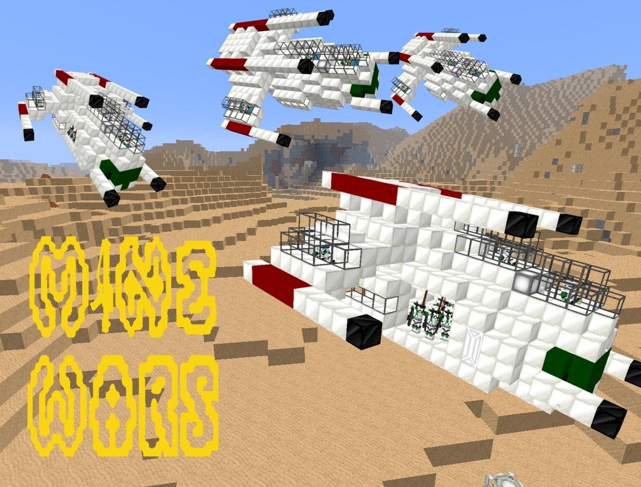 Republic Attack Gunship Minecraft Project