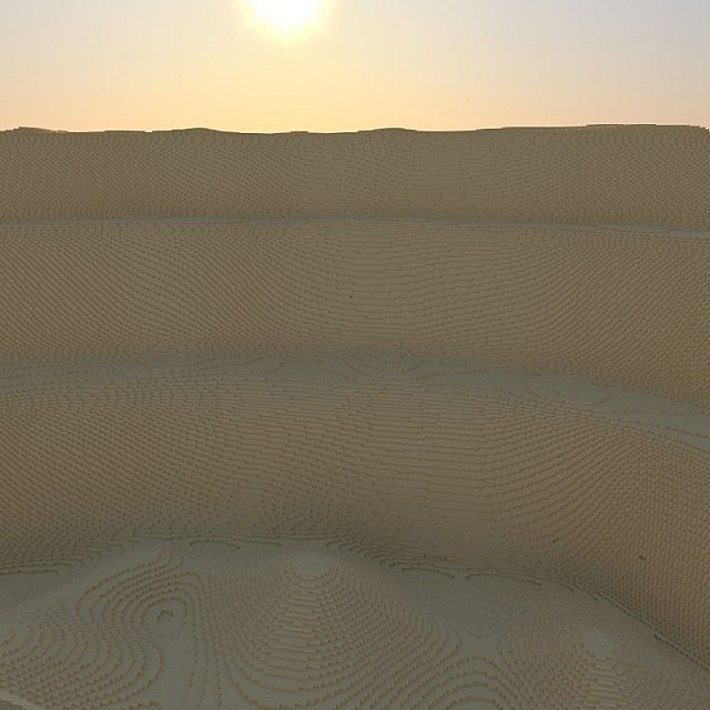 Sand Cliffs Minecraft Map